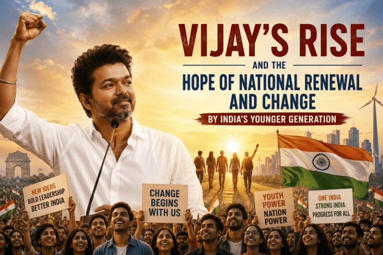 Vijay’s Rise and the Hope of National Renewal and Change by India’s ...
